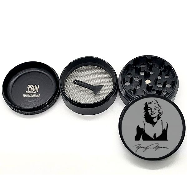 Marilyn Monroe Laser Engraved Herb Grinder - FunEngravings